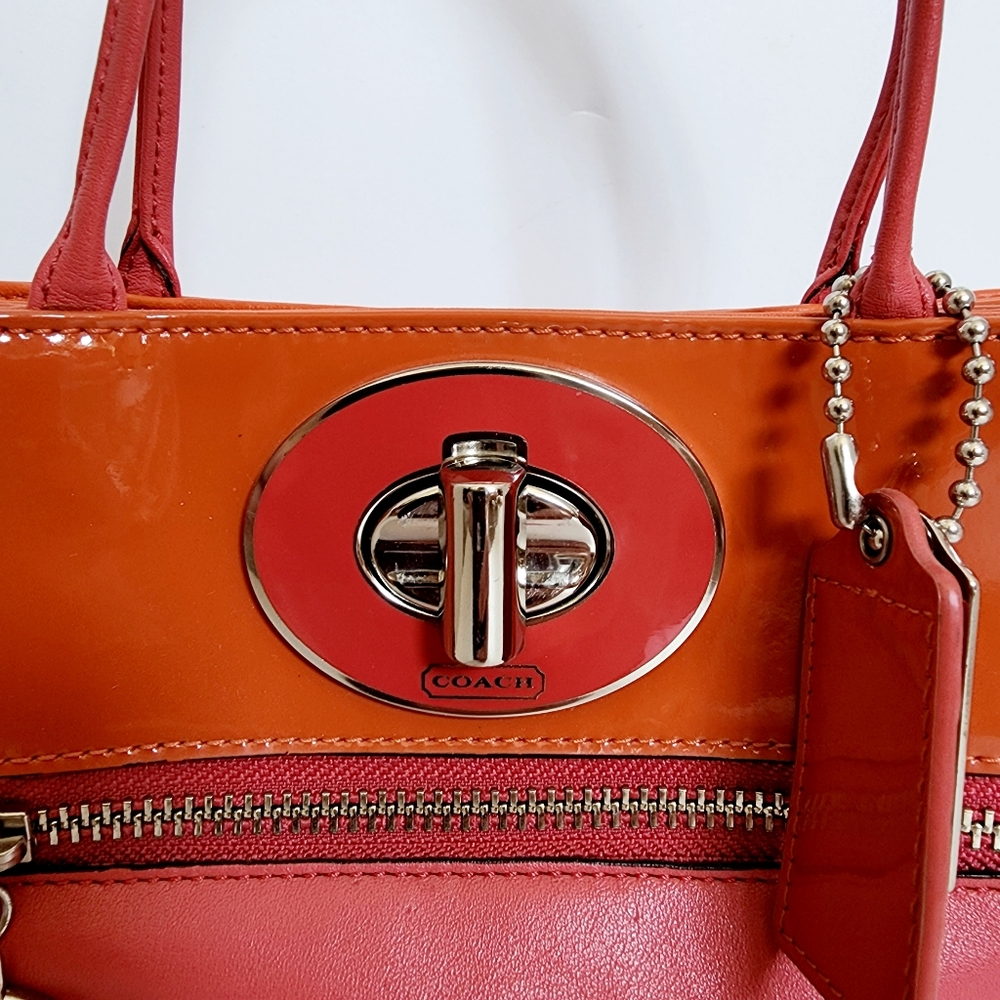 Rare Coach Bonnie Cashin Leather Mini Zip Tote 13856 - Gem